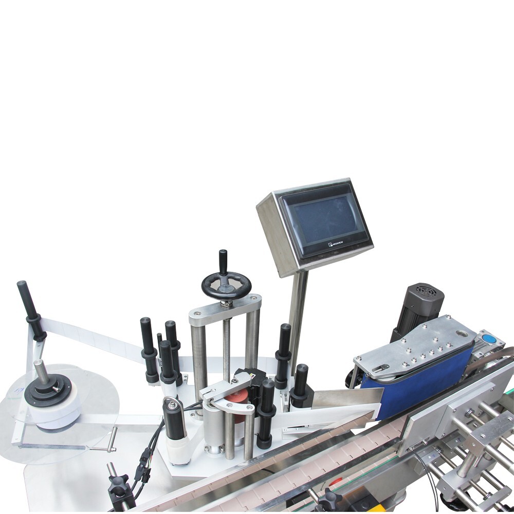 Fully automatic label machine for round bottles Wine Juice Bottle ...