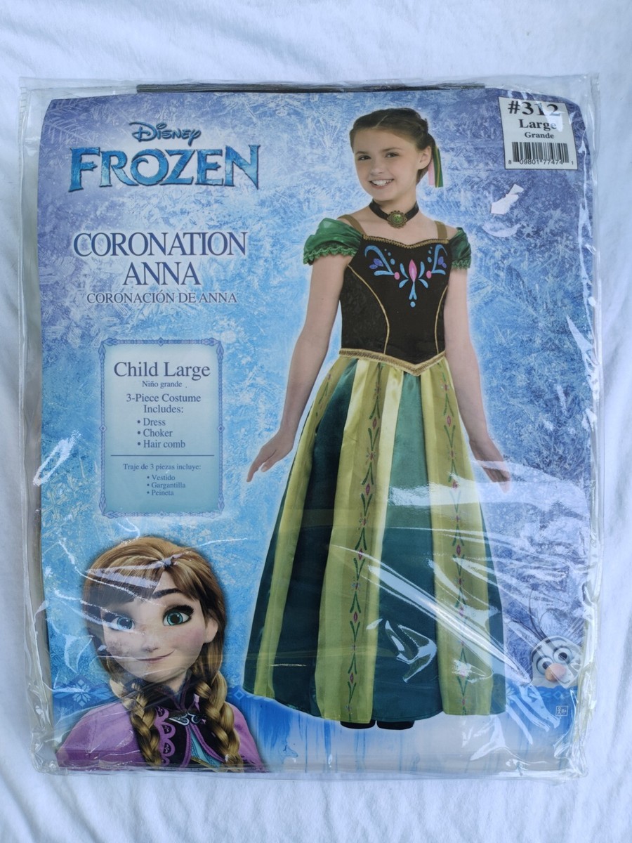 Anna Frozen Coronation Dress Disney Frozen Anna Coronation Dress
