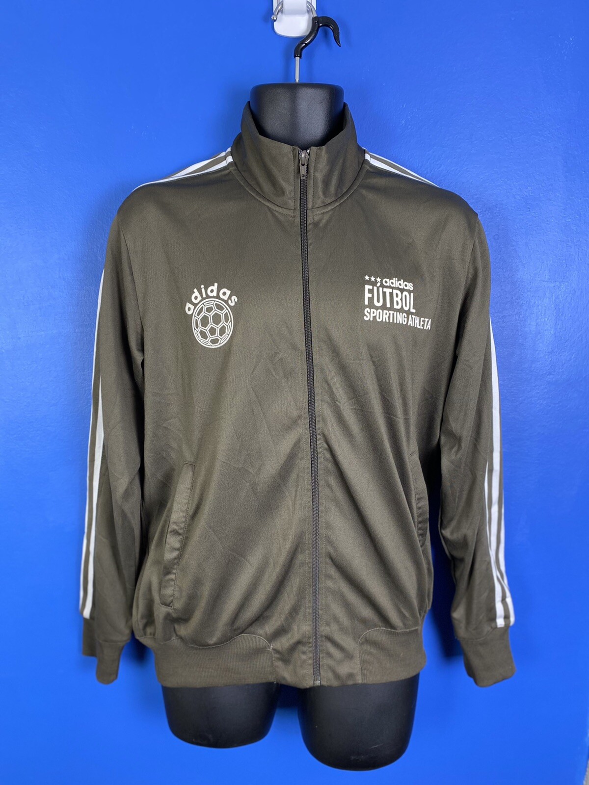 Adidas soccer football Track Jacket Futbol Sporting A… - Gem