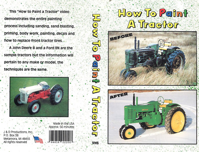 "How To PAINT your Tractor" - VHS Tape Step by Step how to do it ...