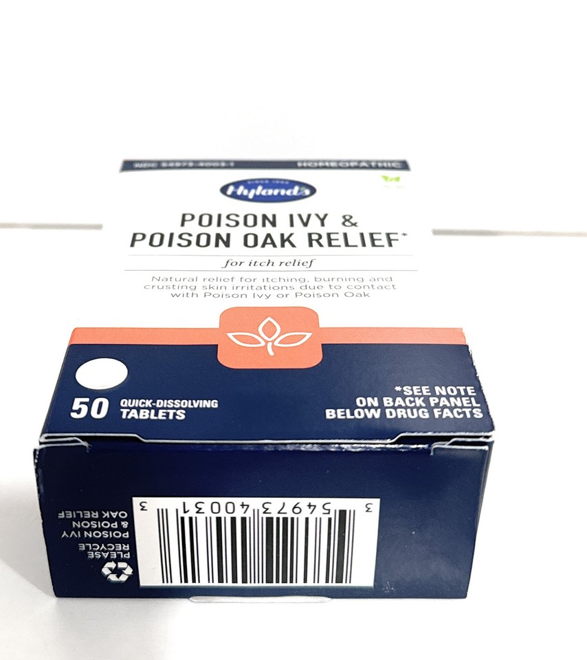 Hyland's Poison Ivy and Poison Oak Relief Homeopathic 50 Tablets | eBay