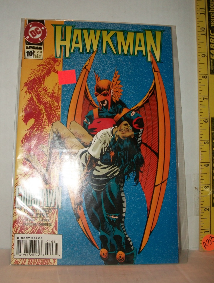 HAWKMAN COMIC BOOK Hawkman (Vol. 3) #10 Dc Comics VINTAGE A33 JUNE 1994 ...
