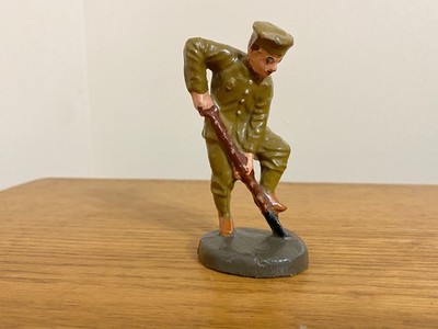 Elastolin 12cm Rare Toy Soldier Toy Figure Large Scale Composition RA ...