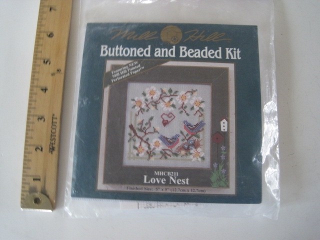 Mill Hill Bead Kit Love Nest Button And Beaded | eBay