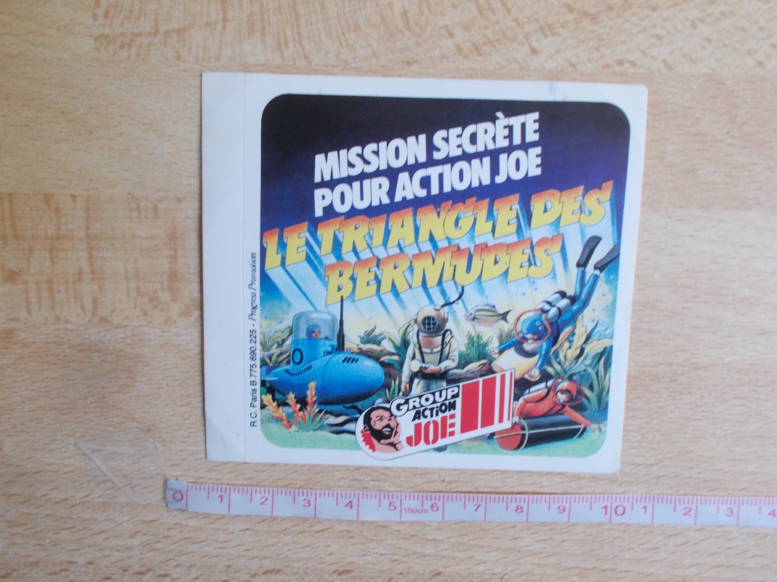 Sticker Mission Secret For Action Joe - The Triangle - Bermuda | eBay UK