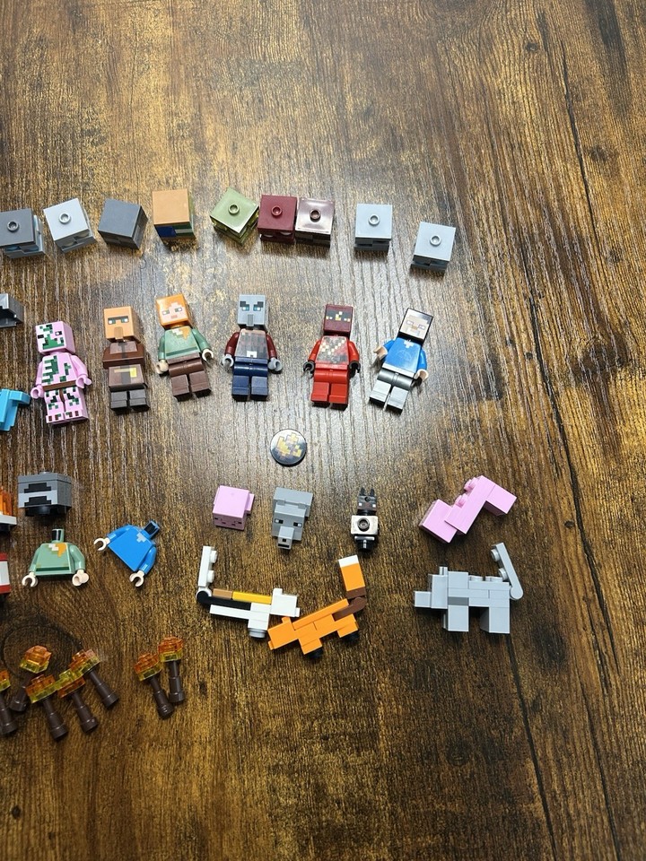 Lego Minecraft mobs minifigures lot Weapons And Other Parts | eBay