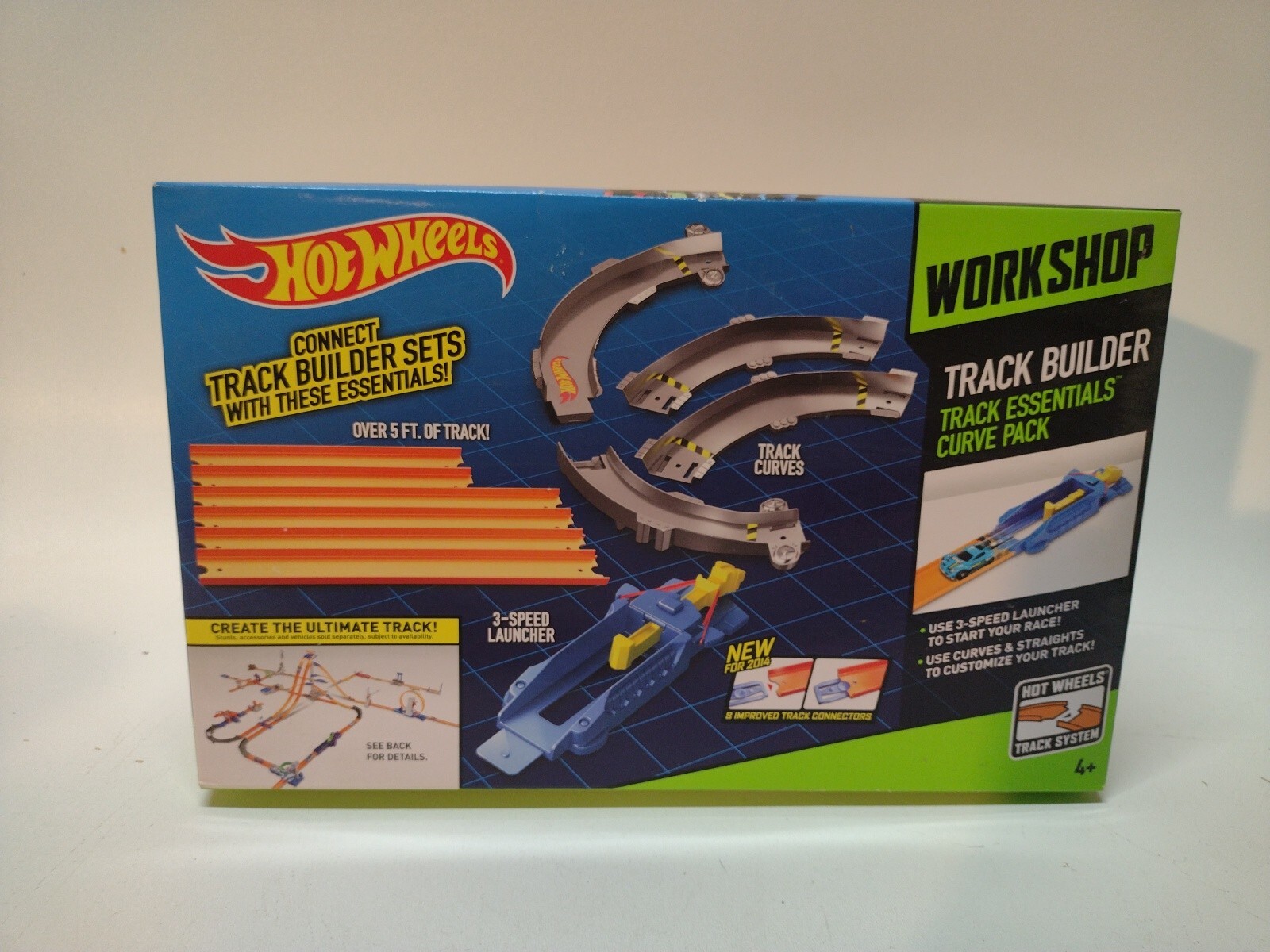 Hot Wheels Workshop Track Builder Launch & Curve Packs 2013 NEW SEALED ...