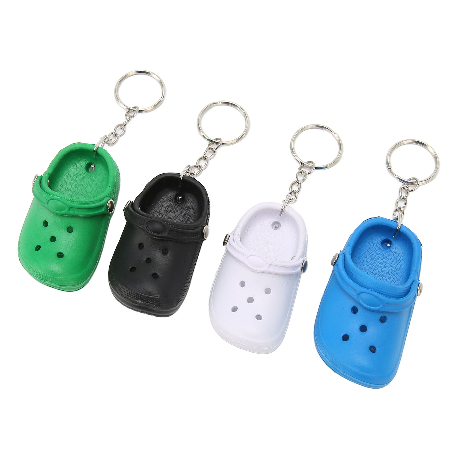 Mini Croc Shoe Keychain 20Pcs 3D Slipper Sandal Keyring School Bag ...
