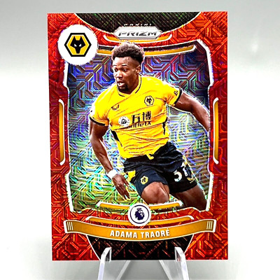 Adama Traore 2021-22 Panini Premier League Prizm Red Mojo Prizm /159 ...