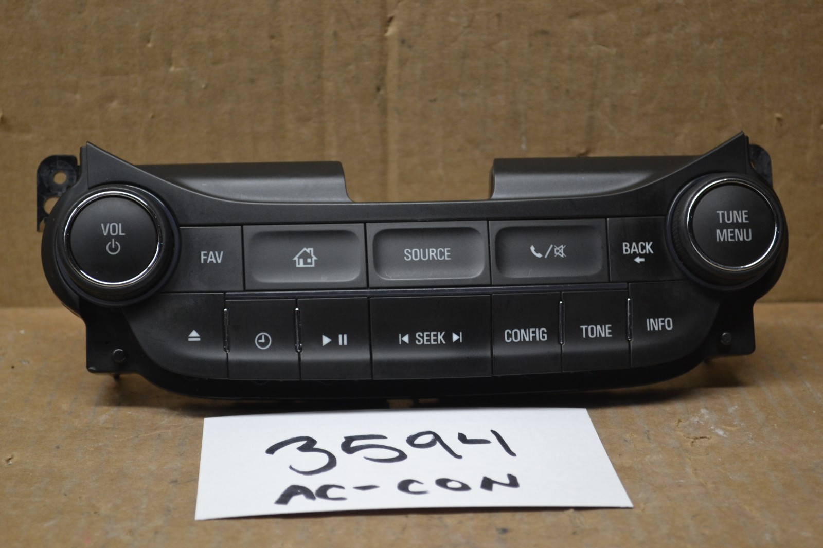 2014 2015 2016 Chevrolet Malibu AC and Heater Control Used Stock #3594 ...