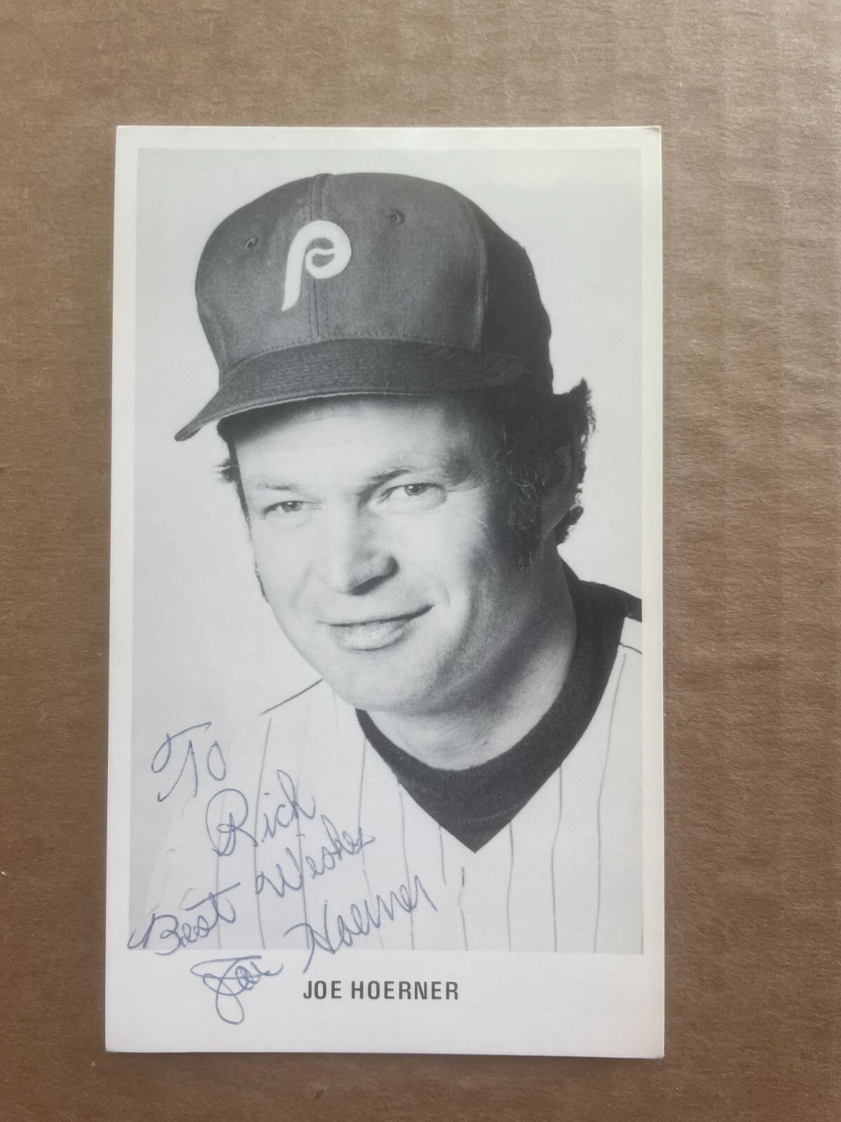 Joe Hoerner signed Phillies Team Issued Postcard | eBay