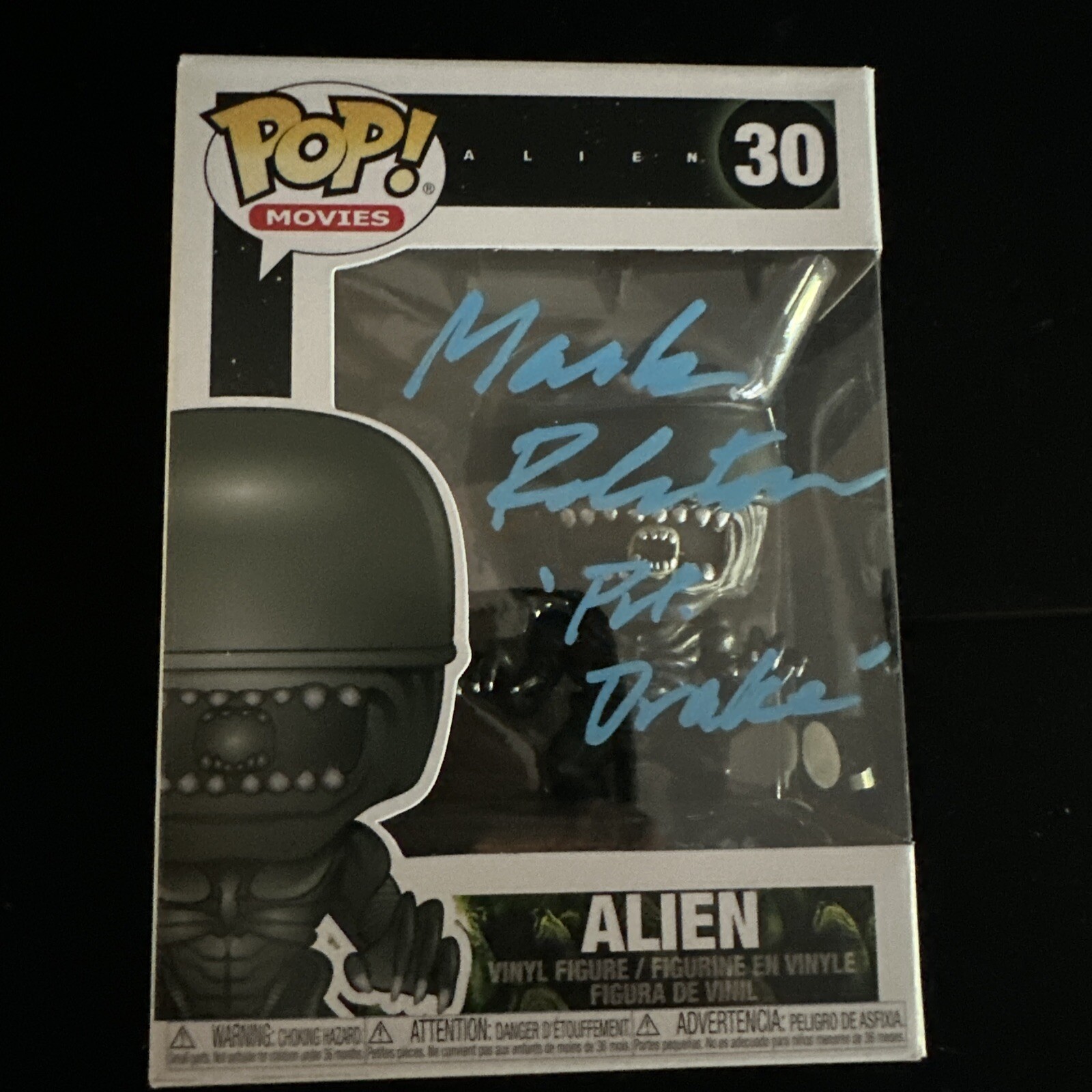 Mark Rolston Autographed Signed Alien Xenomorph Funko Pop - Aliens Pvt ...