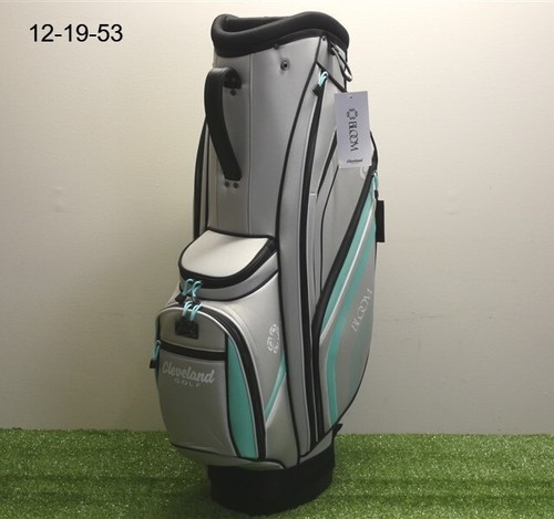 Cleveland Golf Bloom 5-Way Womens Cart Bag Grey/Blue New | eBay