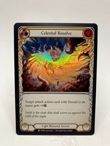 Celestial Resolve NM/M* FOIL Dusk Till Dawn - FAB - 042 YELLOW ...