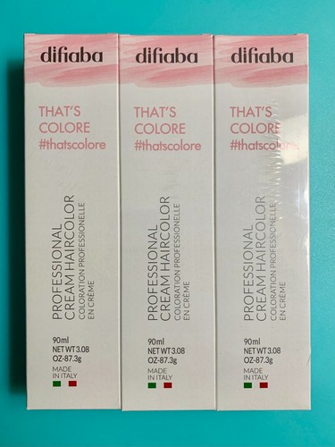 DIFIABA COVER MAX Permanent Hair Color~ 3.08oz ea.~ 1X, 2X, or 3X LOT ...