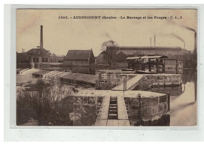 25 AUDINCOURT LE BARRAGE ET LES FORGES N°1505 | eBay