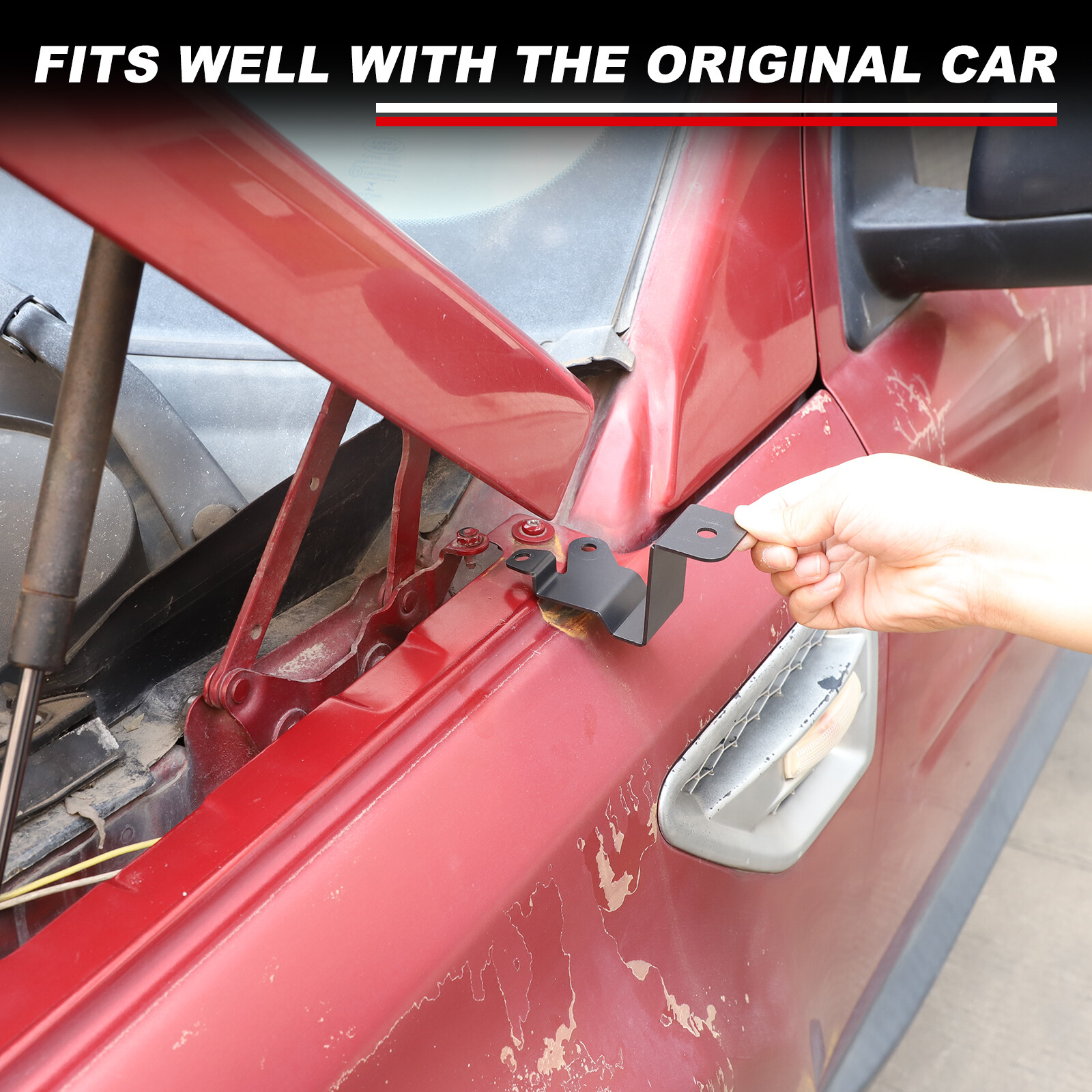 For Land Rover LR2 Hood Mount LED Ditch Mounting Brackets for Off-road ...