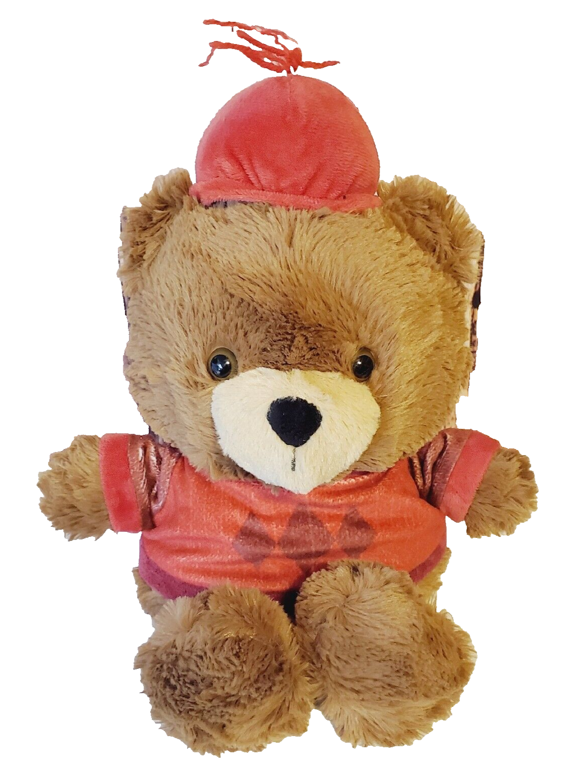 Animal Adventure Teddy Bear Plush Toddlers Stuffed Animal Brown/Red ...