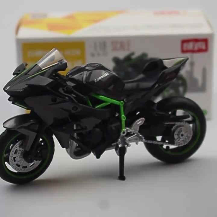 1:18 Kawasaki Ninja H2R Motorcycle Model Diecast Toy Car Toys for Boys ...