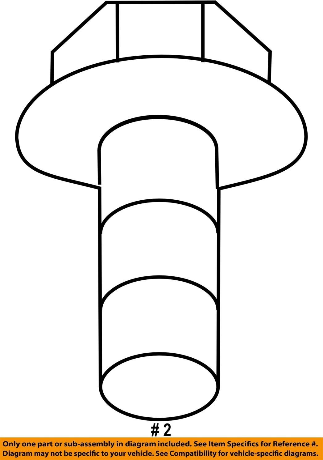 GM OEM 05-24 Acadia Limited Trailer Hitch Components-Trailer Hitch Bolt ...