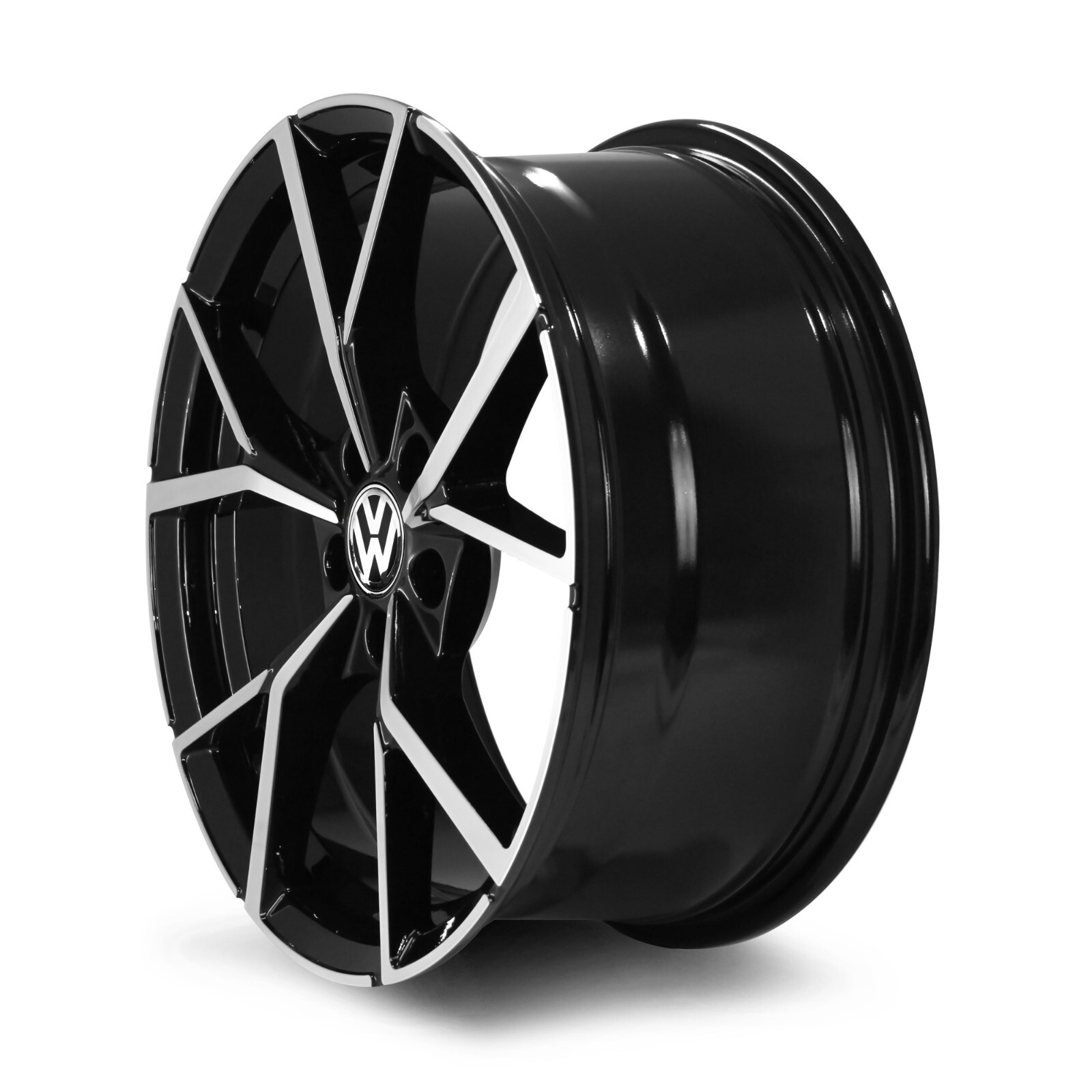 4X 18'' VW Wheels Black MF 5X112 Mk5 Mk6 Mk7 VW GTI /VW R / 5X112 | eBay