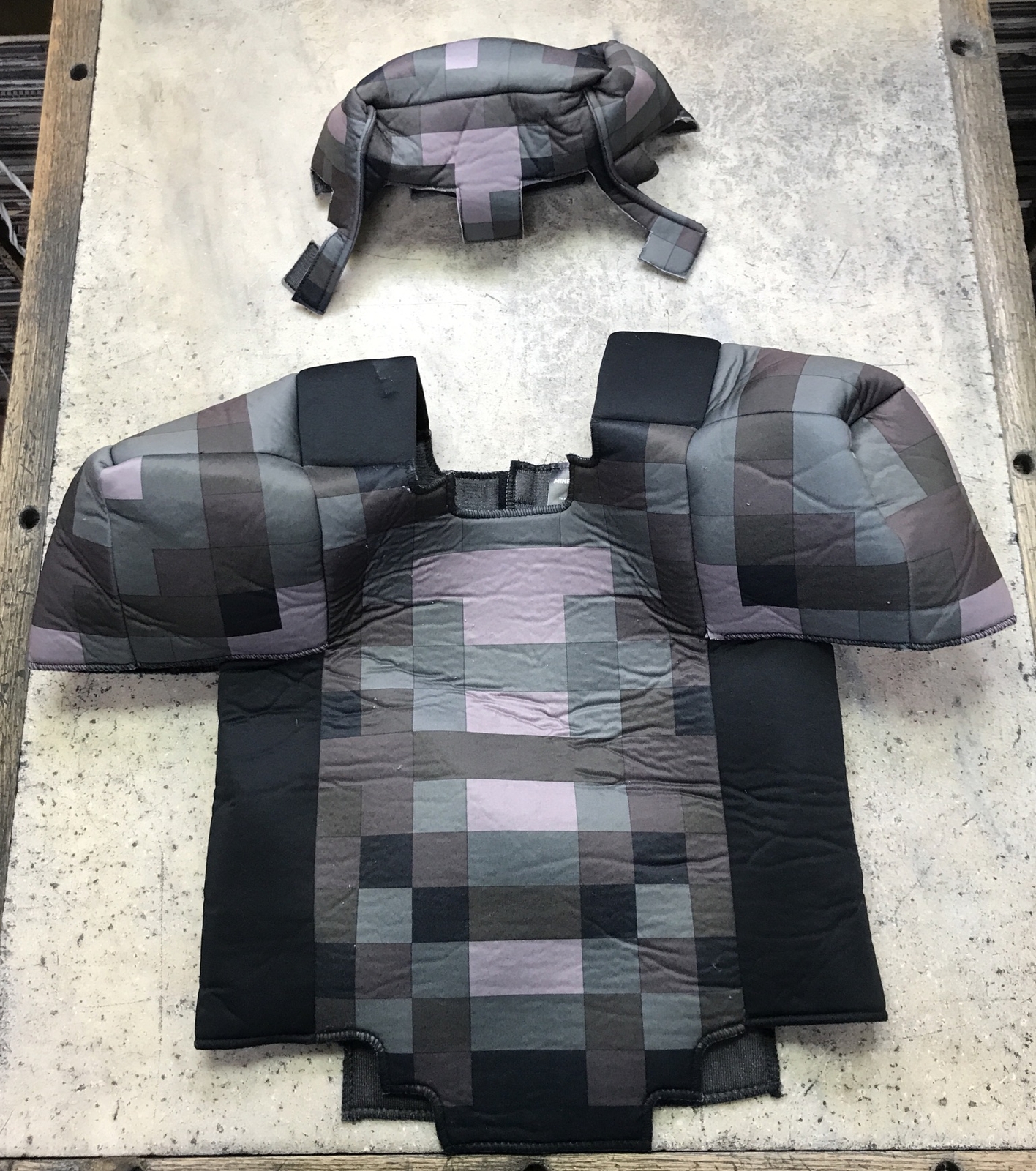 Disguise Boys Minecraft Steve Netherite Armor Costume… - Gem