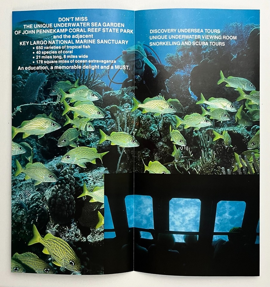 Vintage John Pennekamp Coral Reef State Park Key Largo Florida Travel ...