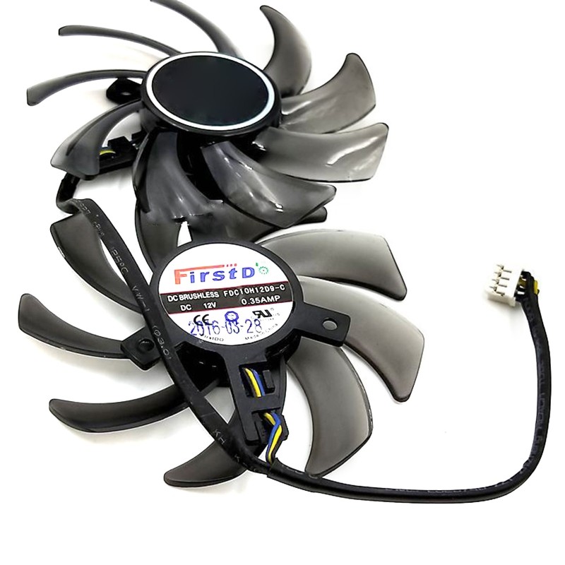2PCS Graphics Card Fans FDC10H12D9-C 85MM 4pin Cooling Fan For GTX 1070 ...