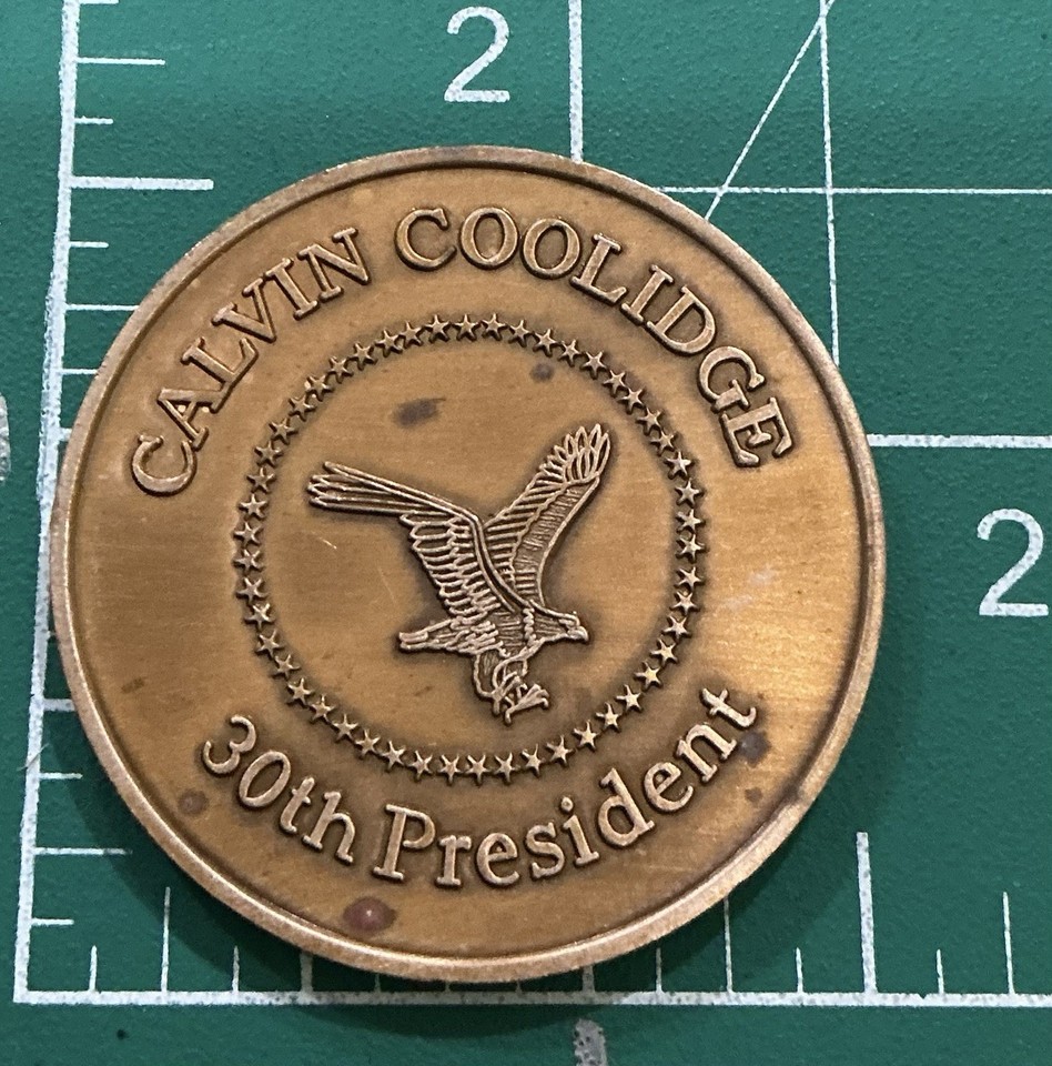 Calvin Coolidge 30th President Of The United States Coin Medal | eBay