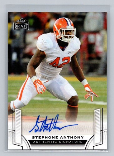 2015 Leaf Draft #BA-SA1 Stephone Anthony Autographs RC Rookie AU Auto | eBay