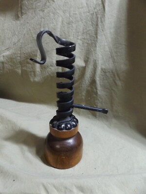 Vintage Reproduction Lighting Courting Candlestick Candle Holder Wood ...