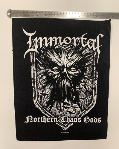 Immortal Band Logo / Northern Chaos Gods Sew On Back Patch Norwegian ...