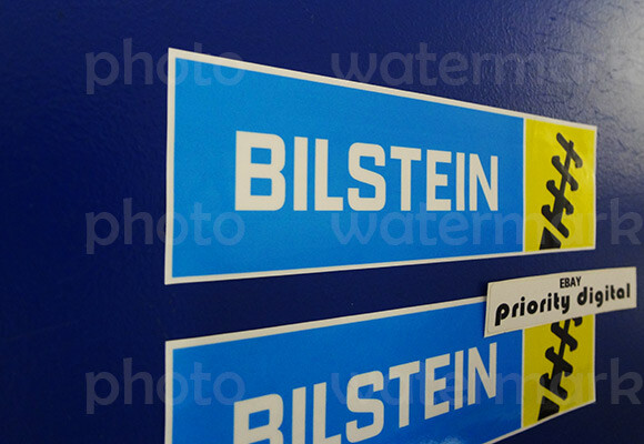 2x Bilstein shock Decals stickers graphic sponsor Drag IMSA Racing VMX ...