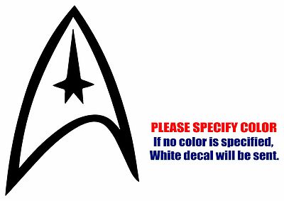 Star Trek Starfleet Funny Vinyl Decal Car Sticker Window bumper laptop ...
