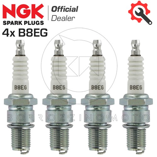4X BOUGIES ORIGINALES NGK B8EG RENAULT R 8 GORDINI R1135 4 1.3 65 1966 ...