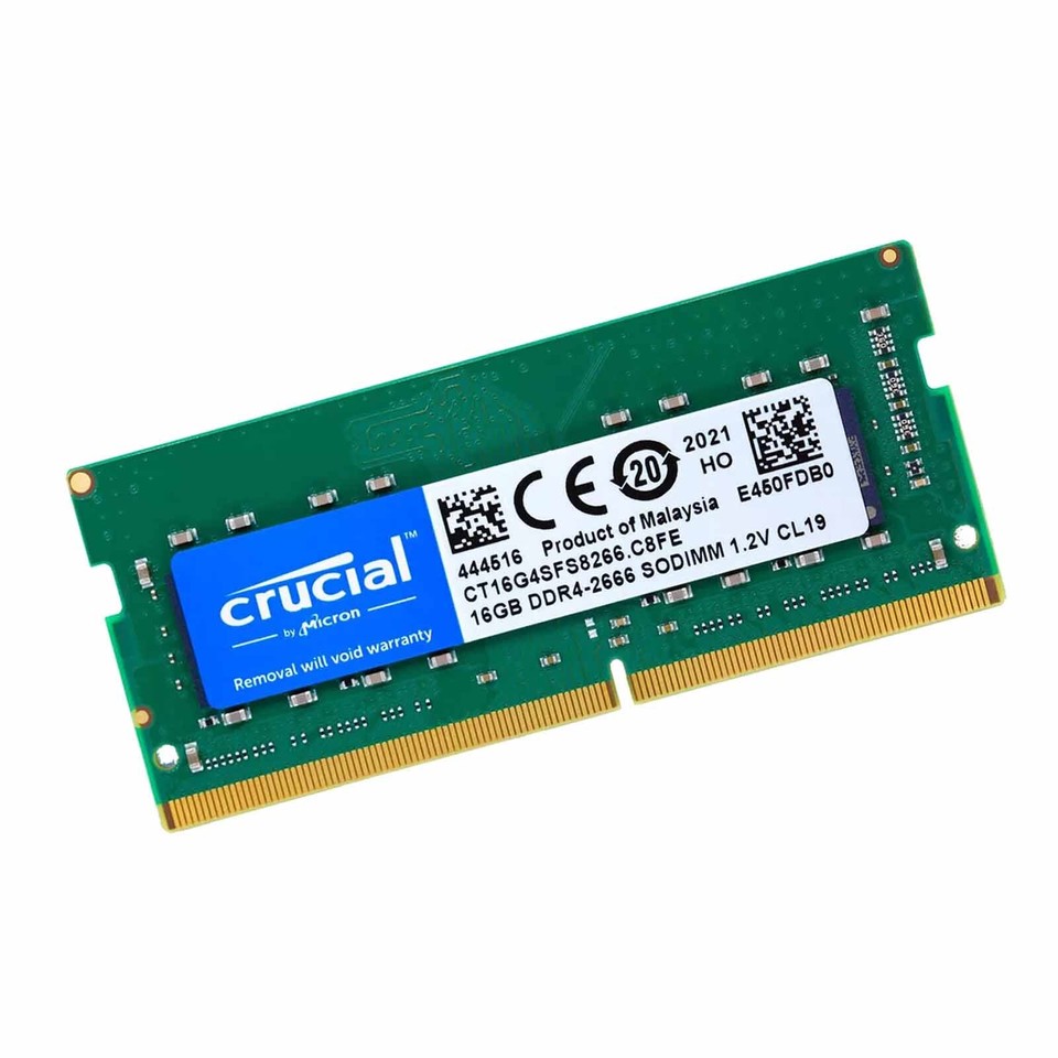 Crucial 8GB 16GB DDR4 RAM 2400 2666 3200 MHz SO-DIMM 1.2V 260Pin For ...