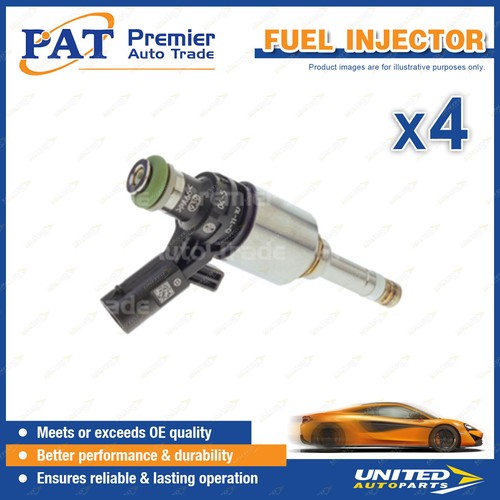 4 x PAT Fuel Injectors for VW Amarok Golf GTi Eos Jetta Passat Scirocco ...