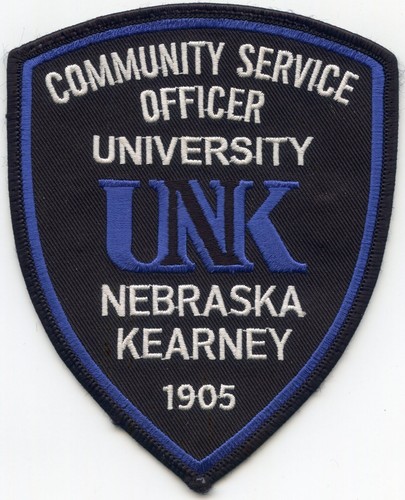 UNIVERSITY OF NEBRASKA KEARNEY CAMPUS CSO POLICE PATCH | eBay