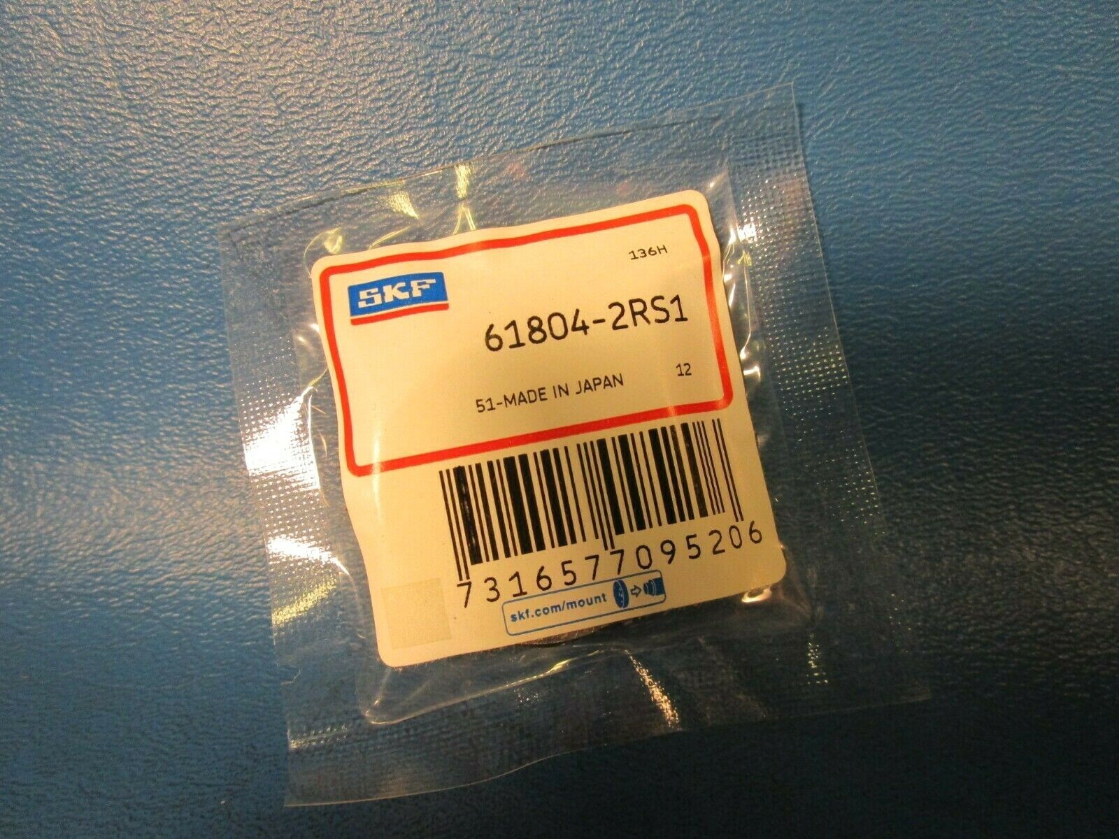 SKF 61804-2RS1, Single Row Radial Deep Groove Ball Bearing (NTN, NSK ...