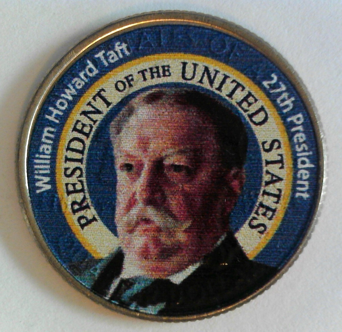 William Howard Taft 27th President of the United States Colorized State ...