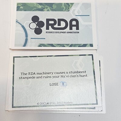 Monopoly Avatar Edition Board Game Defend Pandora Replacement 16 RDA ...