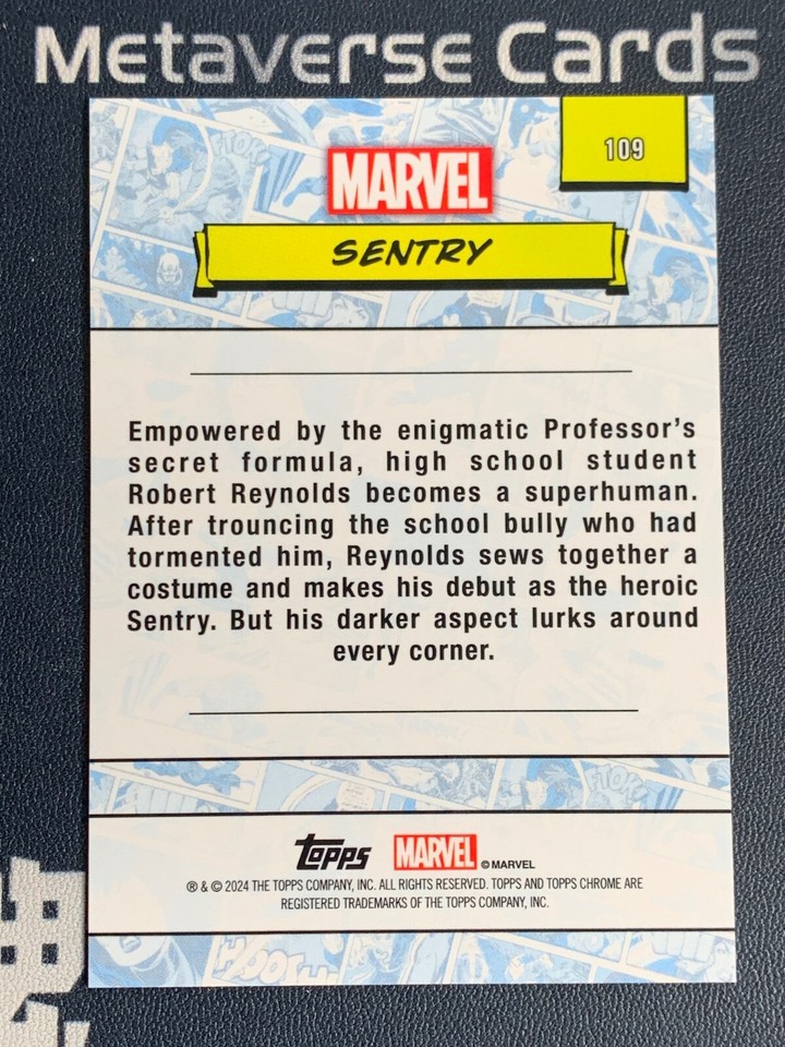 2024 Topps Chrome Marvel Sentry Spider Web Refractor /399 | eBay