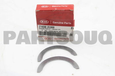 210302E000 Genuine Hyundai / KIA BEARING PAIR SET-CRK/SHF CTR | eBay