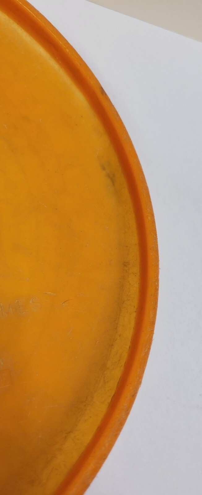 RARE! 1950s Wham o FRISBEE Pluto Platter Orange / Apricot | eBay