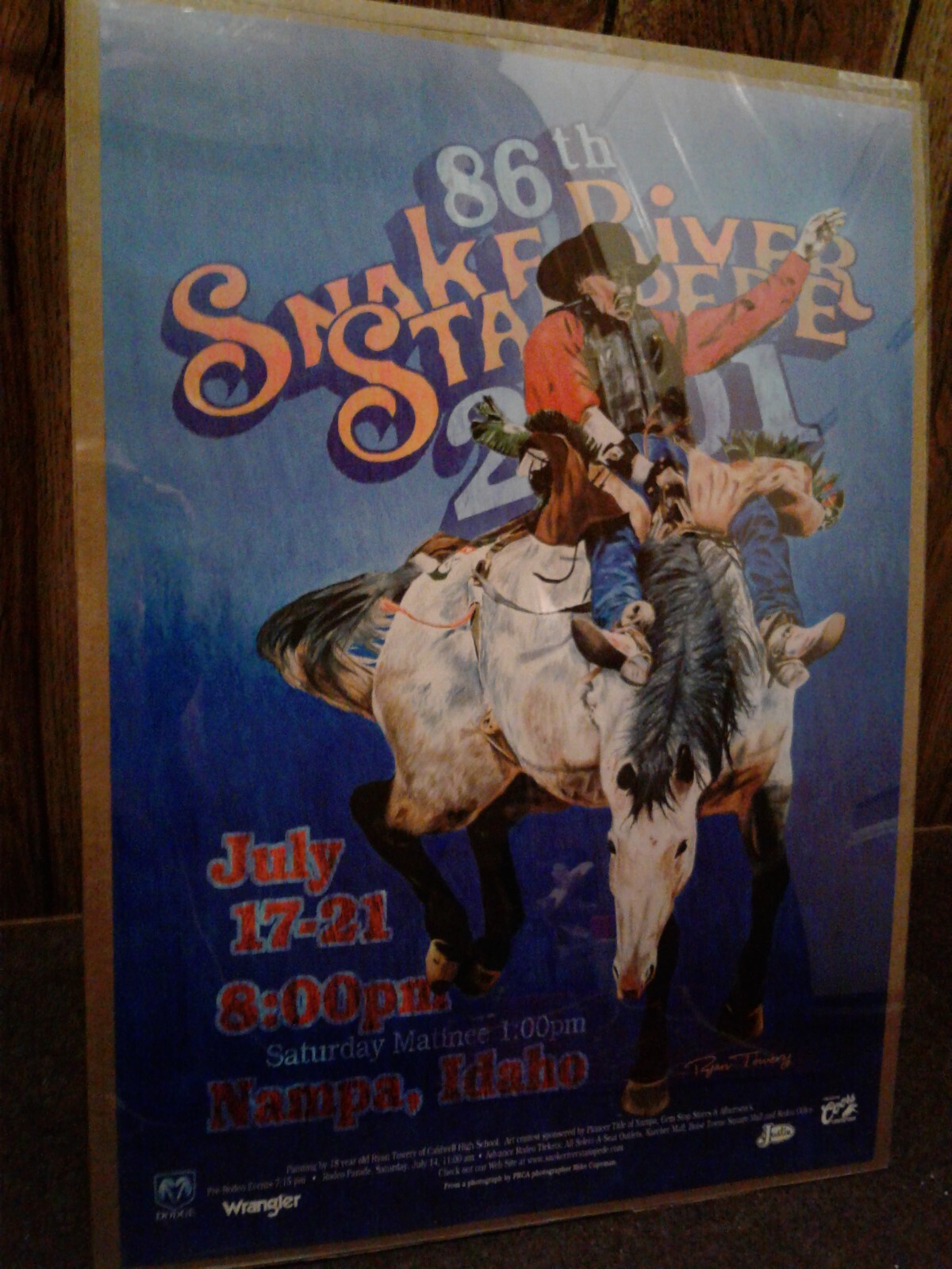 86th Snake River Stampede 2001 Poster 17 X 24 | eBay