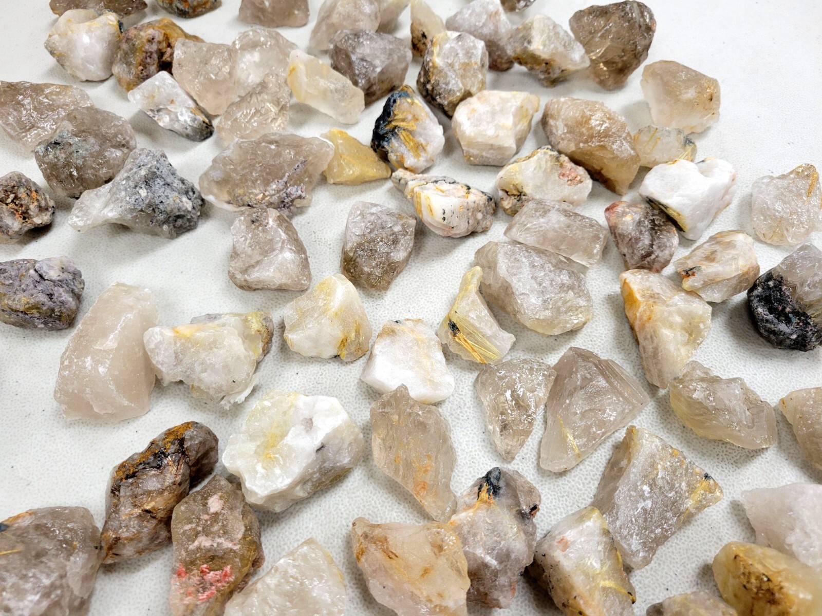 Rough Rutilated Quartz Crystals - Bulk Rutile Quartz Stones for ...