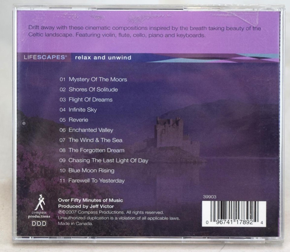 Lifescapes Celtic Dreams Relax And Unwind CD | eBay