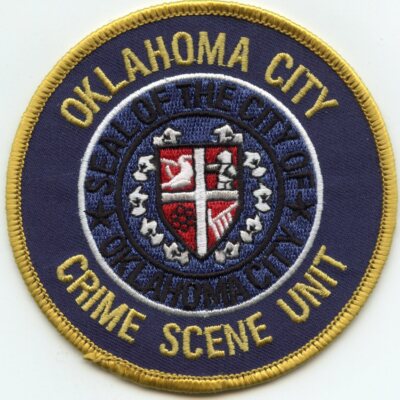 OKLAHOMA CITY OK CRIME SCENE UNIT Crime Scene Investigator CSI POLICE ...