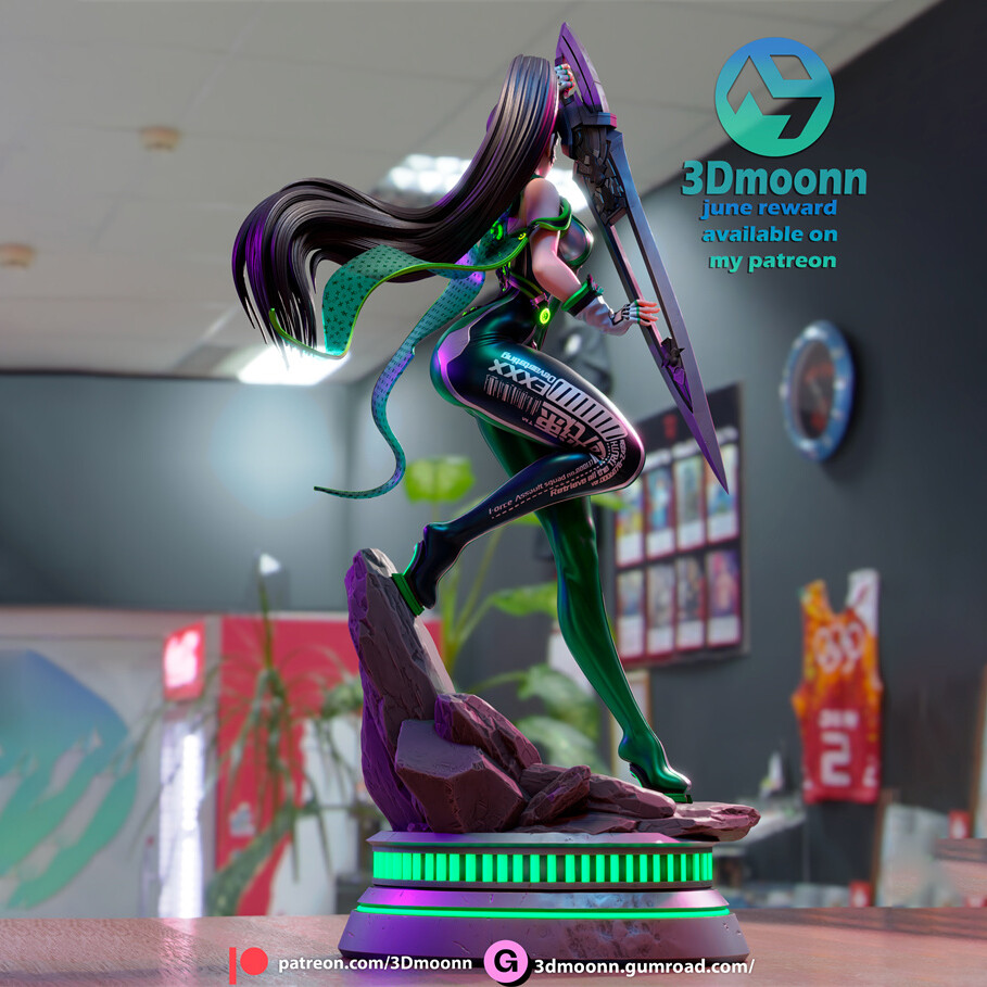 EVE Stellar Blade 3D Printing Unassembled Unpainted Resin Model Kits ...