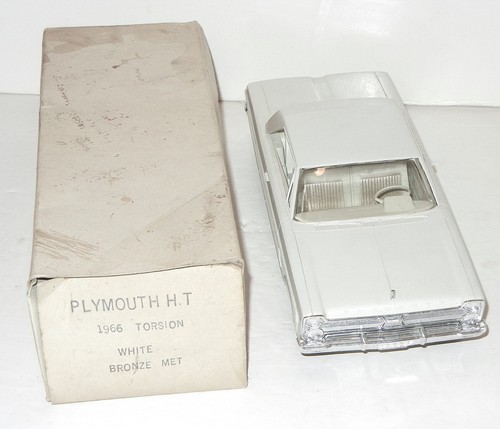1966 PLYMOUTH FURY III HT TORSION PROMO MODEL CAR W/ BOX | eBay